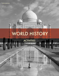 World History Student Activities 5th Ed The Learning House