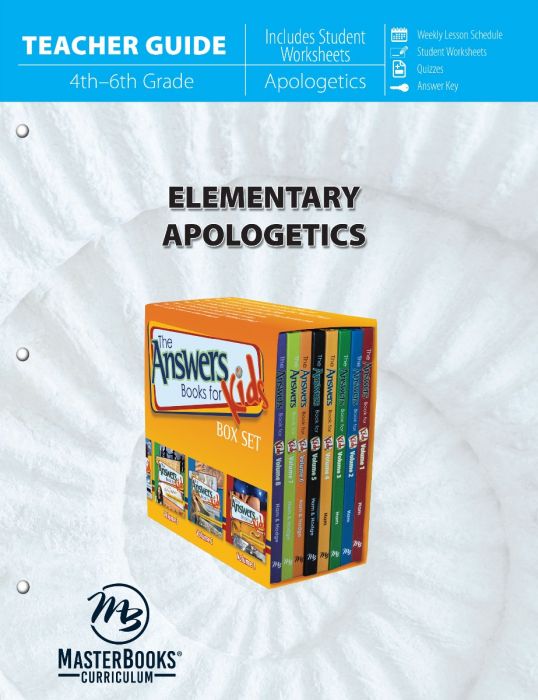 Elementary Apologetics Teacher Guide / Worksheets – The Learning House