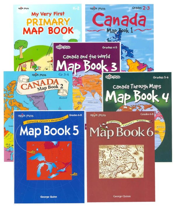 Canada Map Books Set – The Learning House