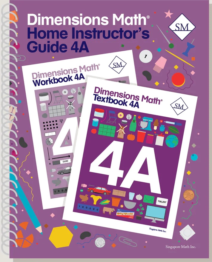 4A Home Instructor’s Guide Dimensions – Singapore Math – The Learning House