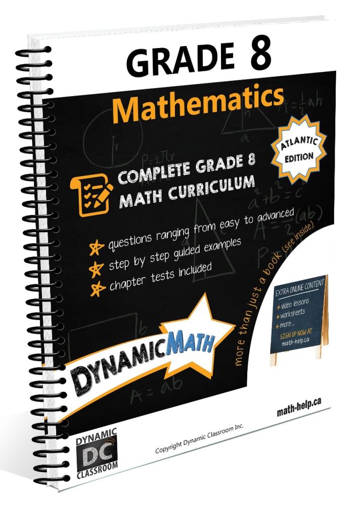 Dynamic Math Atlantic Provinces Gr 8 Workbook – The Learning House