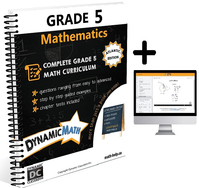 Dynamic Math Atlantic Provinces Gr 5 Workbook & Video Bundle – The ...