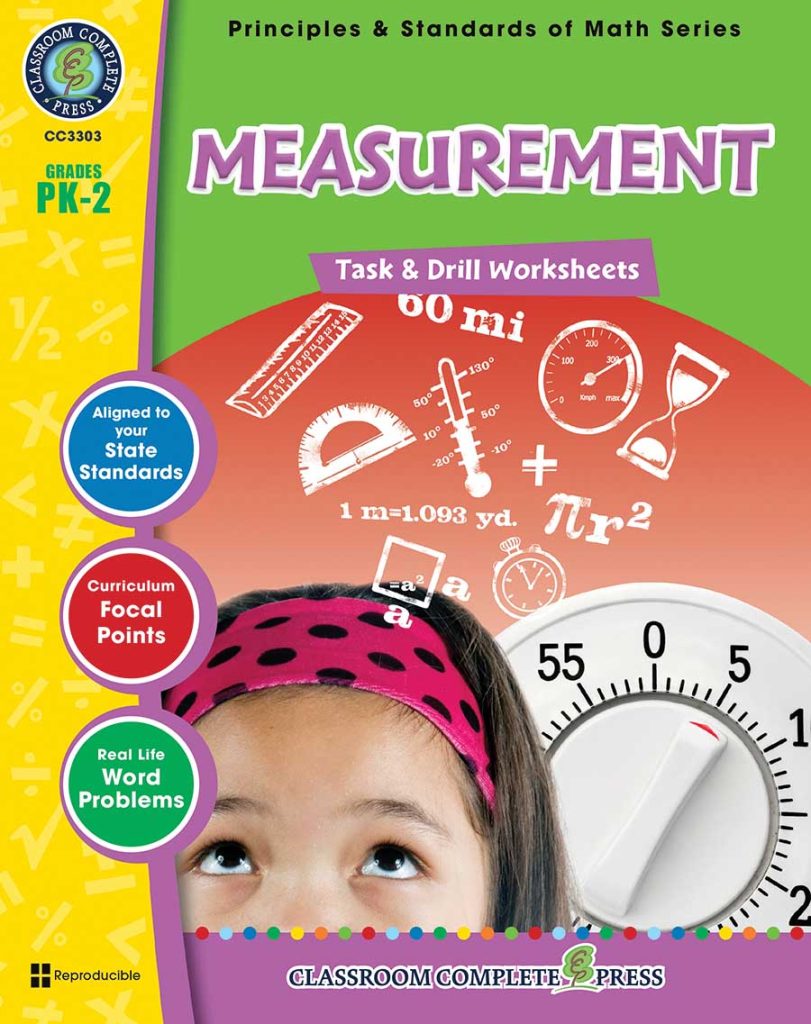 Measurement – Task & Drill Sheets Grades PK-2 – Classroom Complete ...