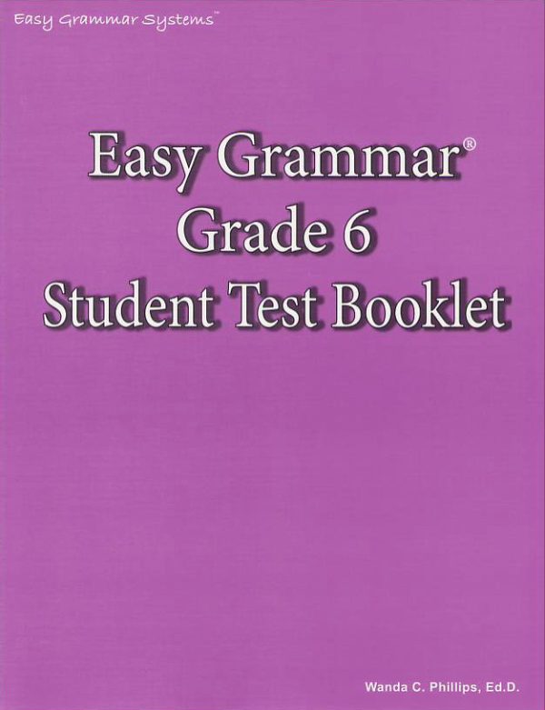Easy Grammar: Grade 6 Tests – The Learning House