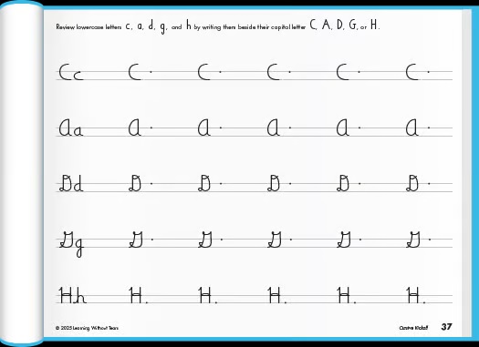 Cursive Kickoff 2025 Student Edition – The Learning House