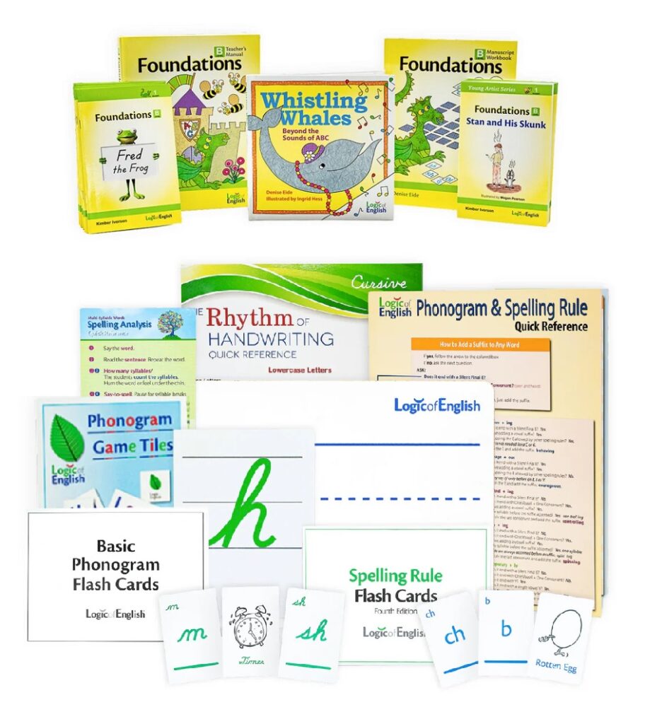 Logic of English Foundations Starting at B Set Cursive – The Learning House