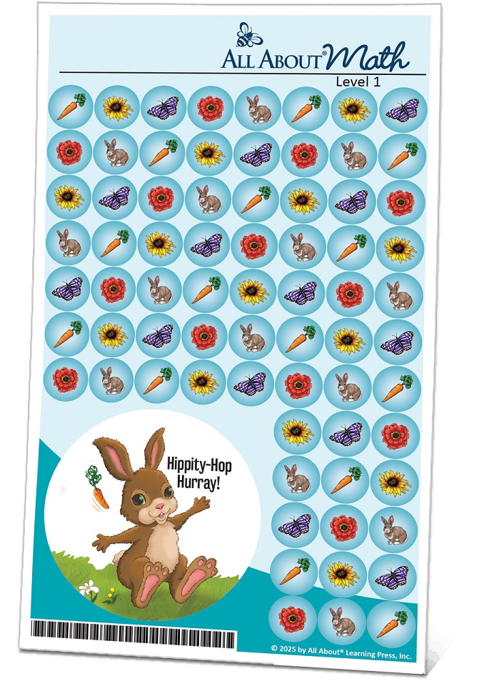 All About Math Level 1 Bunny Stickers – The Learning House