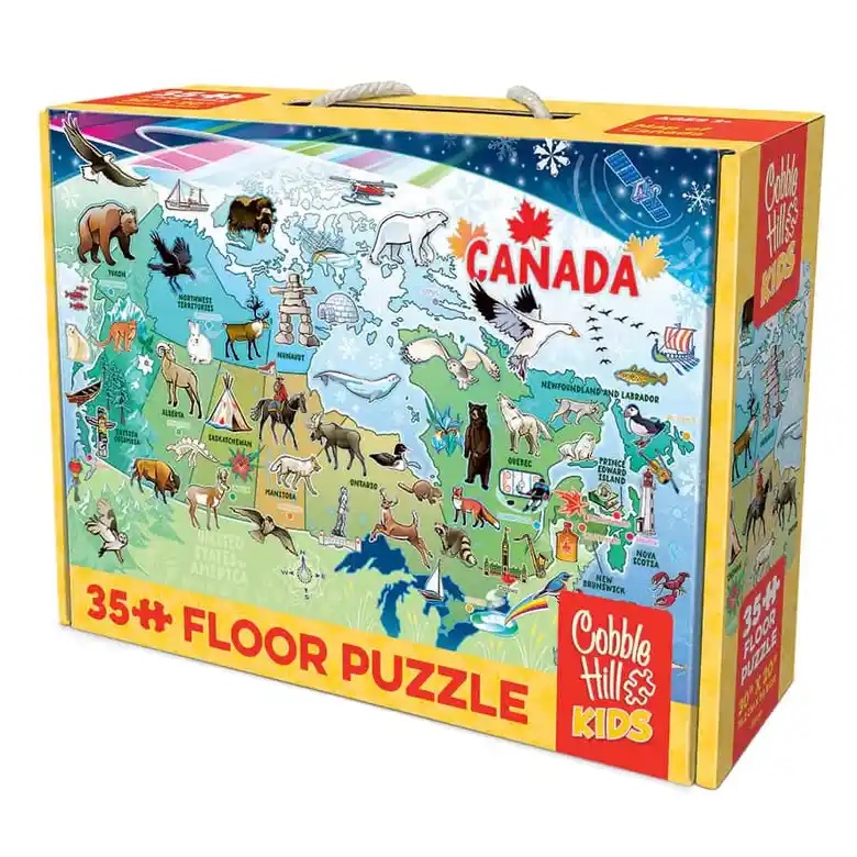 Map of Canada Floor Puzzle – The Learning House
